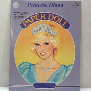 Golden Book | Toys | Vintage Princess Diana Paper Doll Golden Book 985 ...